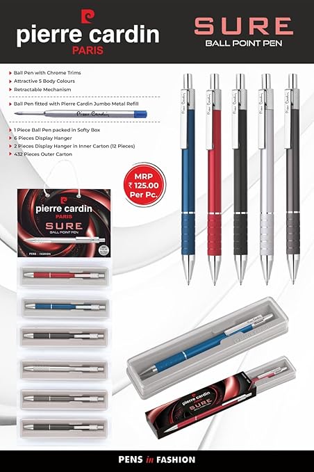 Pierre Cardin Sure Ball Point Pen – Pen Palace