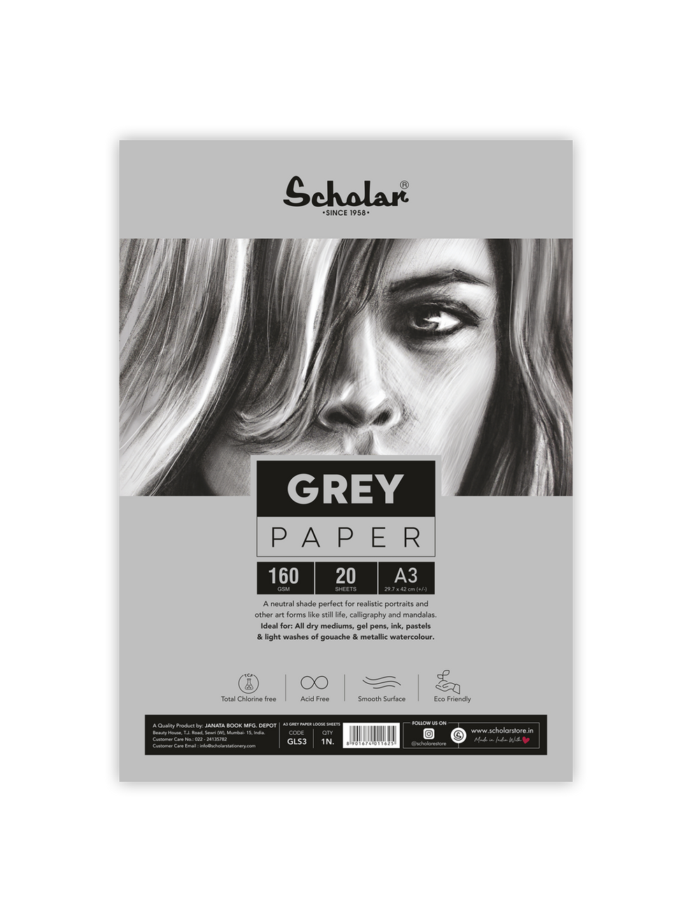 Grey Toned Paper – Pen Palace